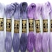 8x Purple DMC Flosses, Dmc Threads, DMC Kit, Dmc Set of Colors, Dmc ...