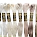 8x Brown/cream DMC Flosses, Dmc Threads, DMC Kit, Dmc Set of Colors ...