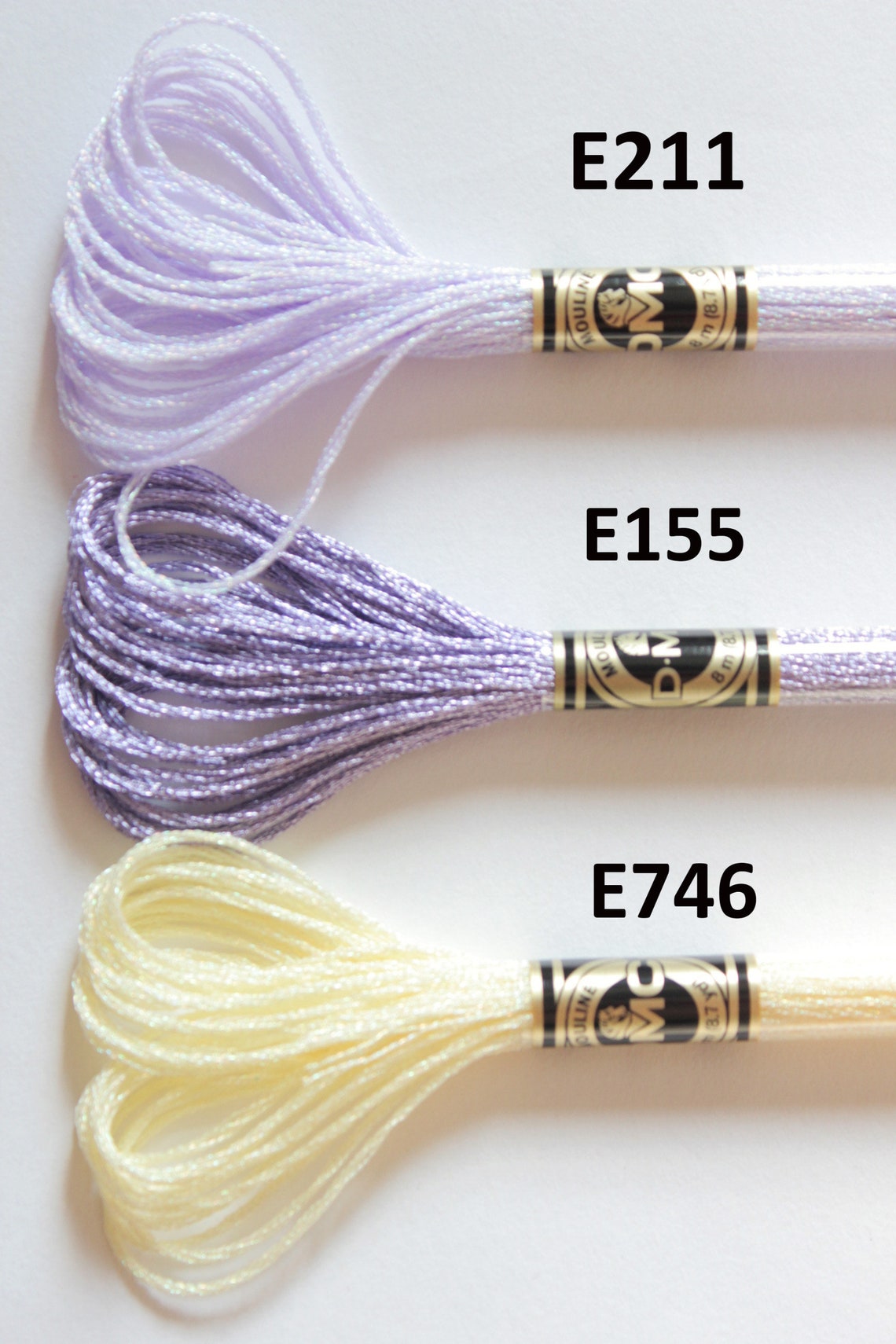 DMC Light Effects Metallic Floss Dmc Embroidery Threads Dmc | Etsy