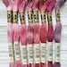 8x Pink and Mauve DMC Flosses, Dmc Threads, DMC Kit, Dmc Set of Colors ...