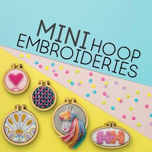 Book Mini Hoop Embroidery, Mini Embroidery Hoop, Embroidery Mini Hoop ...