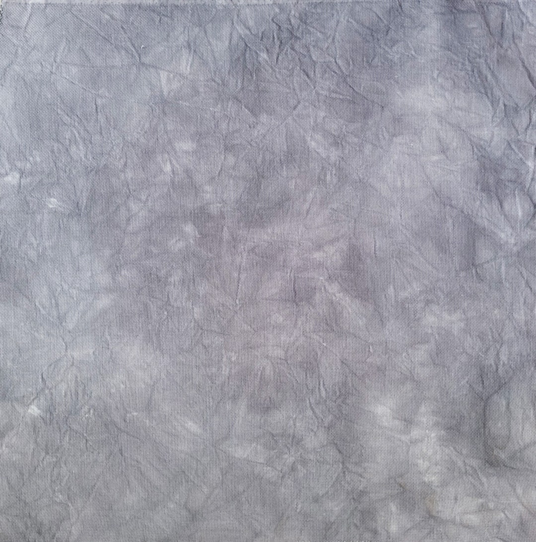 14ct, 16ct or 18ct AIDA Pearl Grey Hand-dyed Fabric 18x18in/ Hand-dyed ...