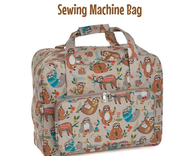 Sewing Machine Bag PVC - Sloth 20 X 43 X 37cm by Hobby Gift/ Sewing ...