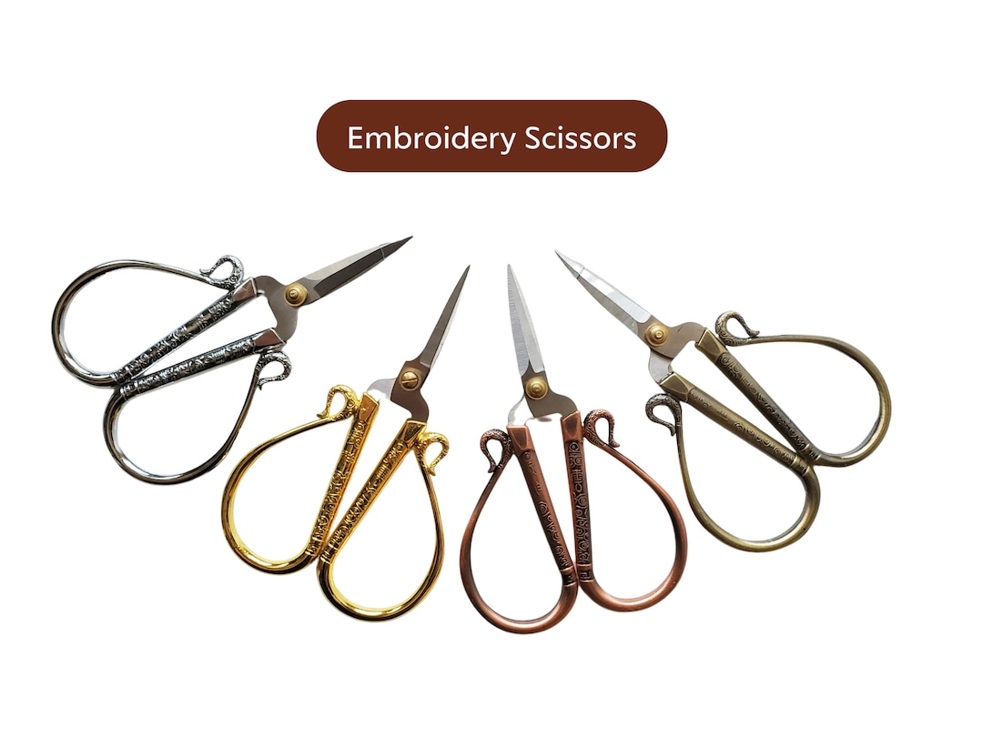 Retro Embroidery Scissors, Cross Stitch Scissors, Retro Design Scissors ...