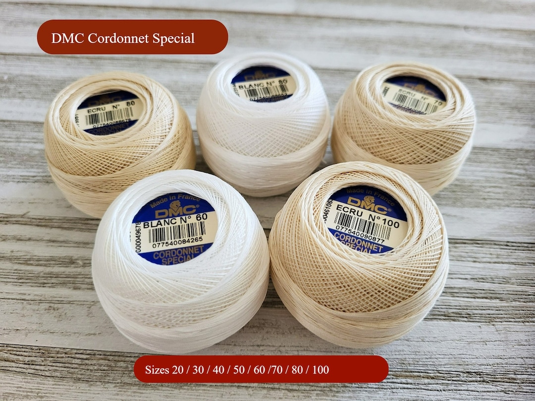 DMC Cordonnet Special Art. 151 - Sizes Available 20, 30, 40, 50, 60, 70, 80, 100 - Available in ...