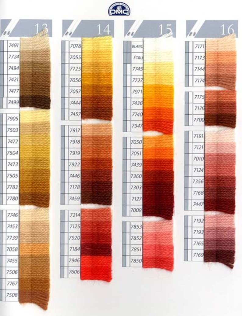 DMC Tapestry Yarn Wool - You Pick Your Colors - Etsy Canada