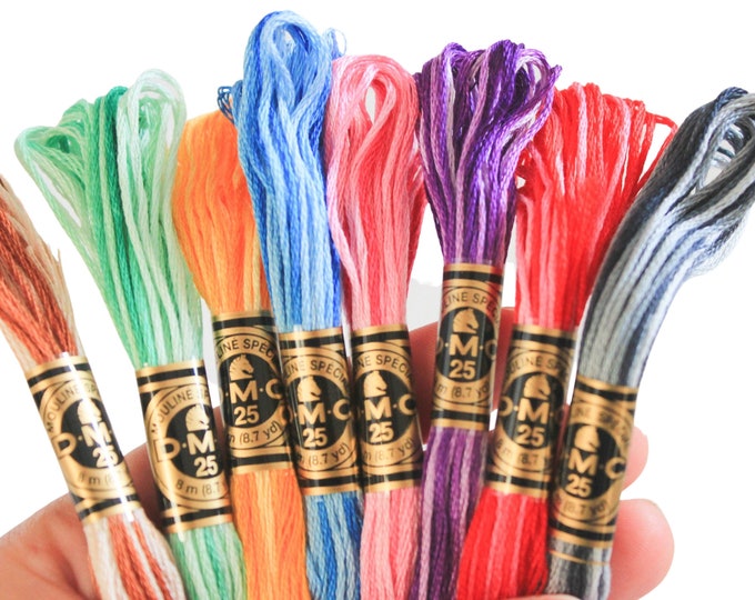DMC NEW COLORS Embroidery Floss 1 to 35 Embroidery Threads - Etsy