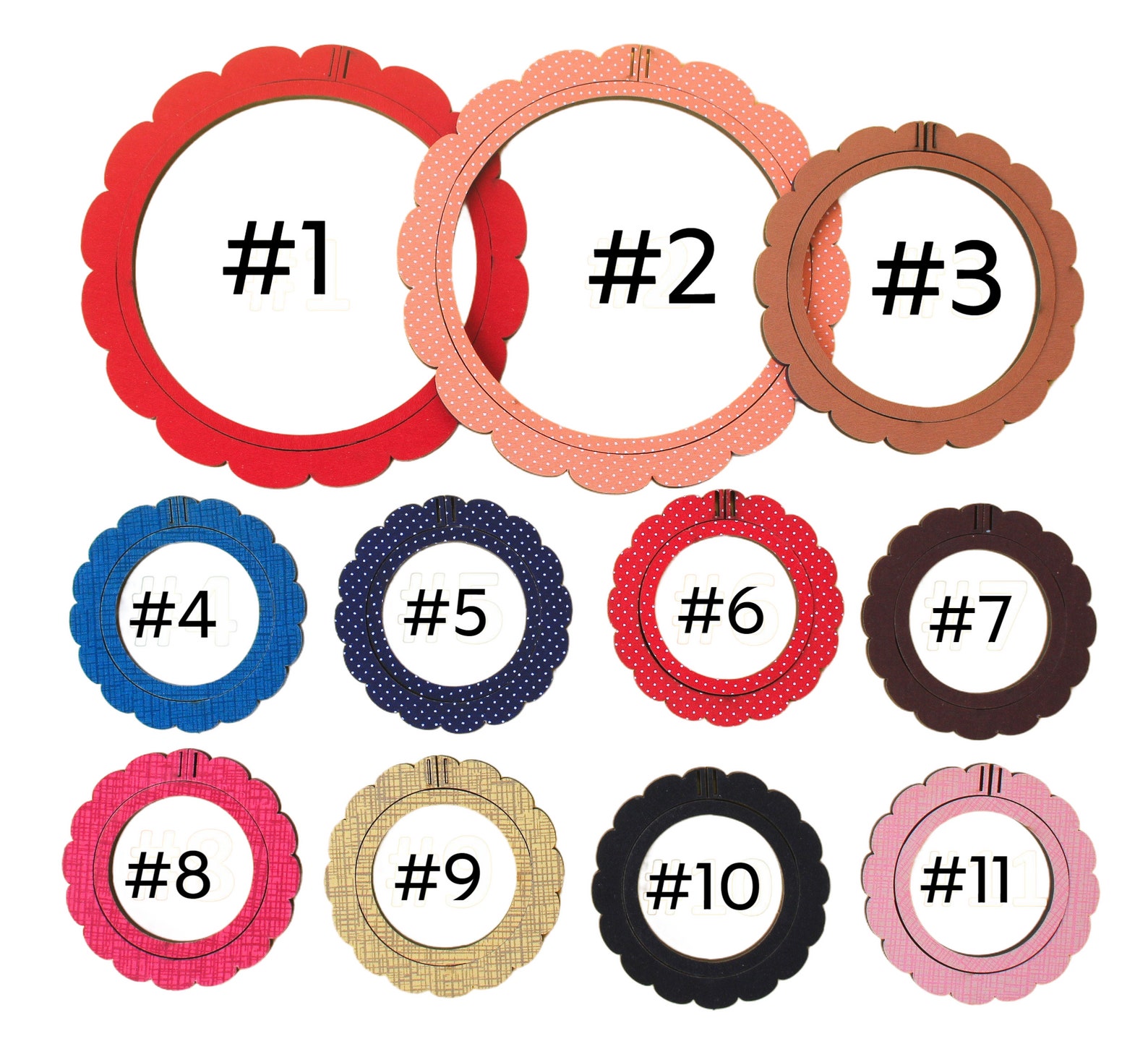 Decorative Hoops Covered With Fabric, Embroidery Hoops, Cross Stitch ...