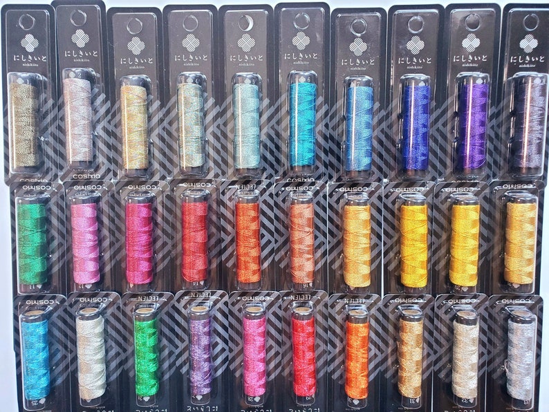 Metallic Threads Lecien-cosmo Nishikiito from Japan - Etsy