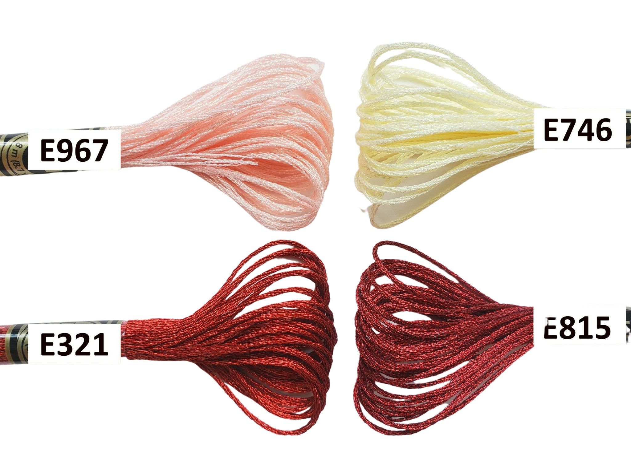 DMC Light Effects Metallic Floss Dmc Embroidery Threads Dmc - Etsy Canada