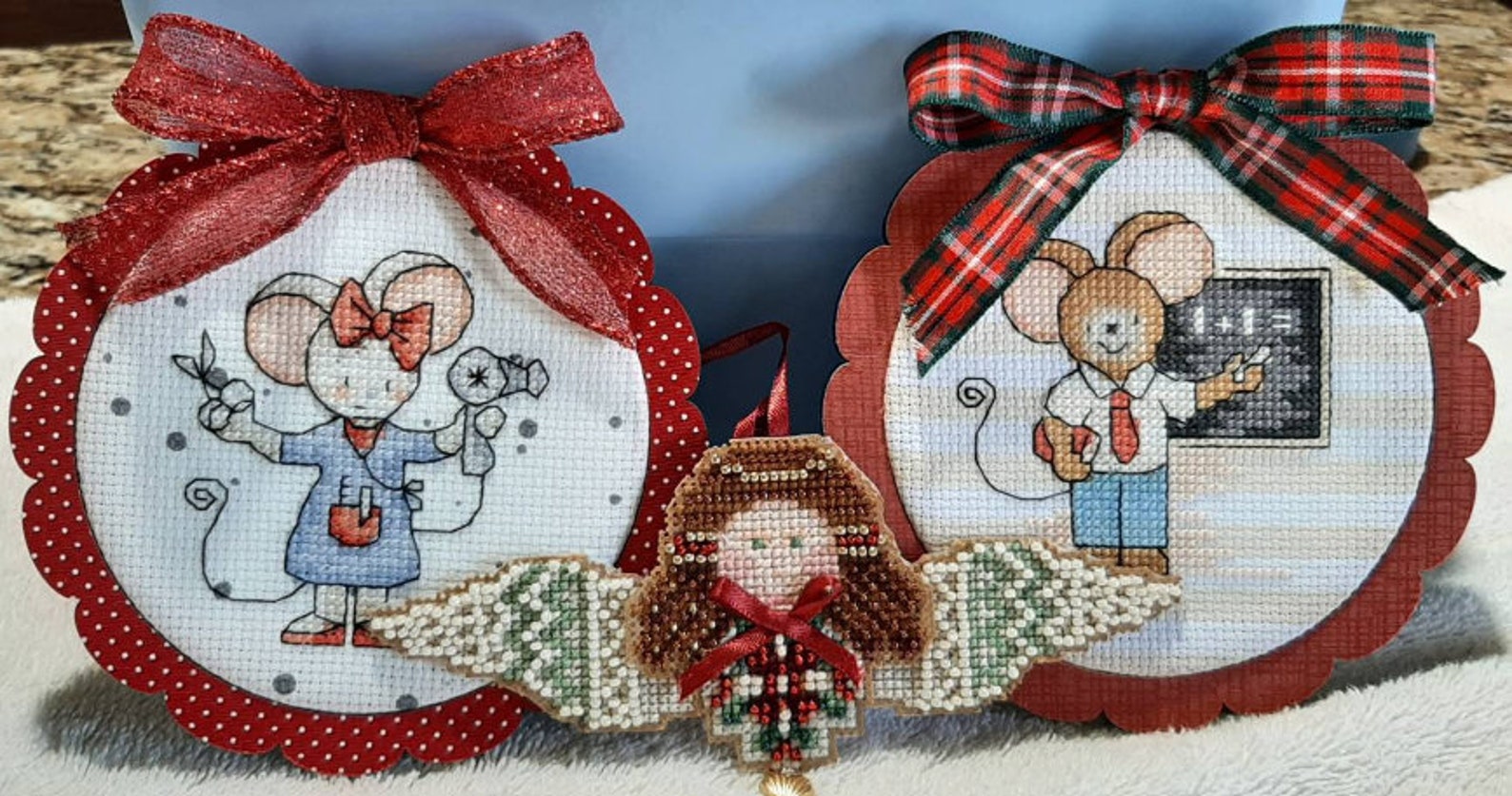 Decorative Hoops Covered With Fabric, Embroidery Hoops, Cross Stitch ...