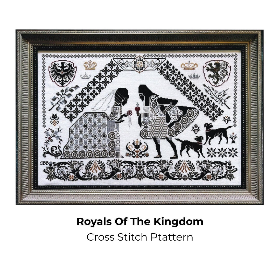 Cross Stitch Pattern "royals of the Kingdom" by Rosewood Manor/ Vintage ...