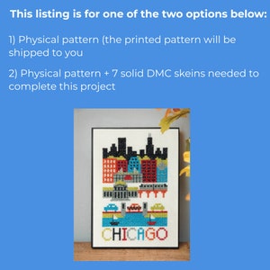 Cross Stitch Pattern "chicago" by Tiny Modernist (paper Pattern - NOT ...