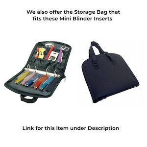 3x DMC Stitchbow Mini Binder Inserts (holds 15 Floss Holders in Total ...