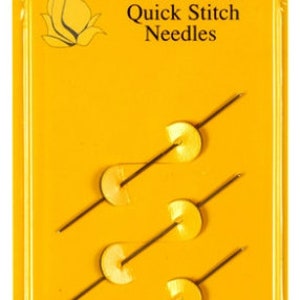 John James Twin Pointed Quick Stitch Sewing Needle Sizes 22, 24, 26, 28, Cross Stitch Needles ...