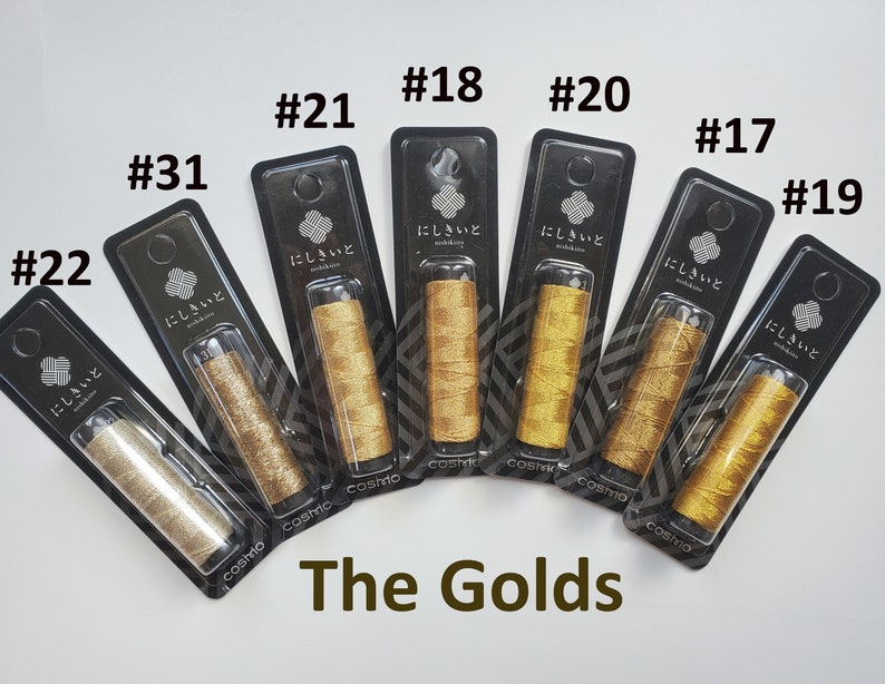 Metallic Threads Lecien-cosmo Nishikiito from Japan - Etsy