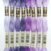 8x Purple DMC Flosses, Dmc Threads, DMC Kit, Dmc Set of Colors, Dmc ...