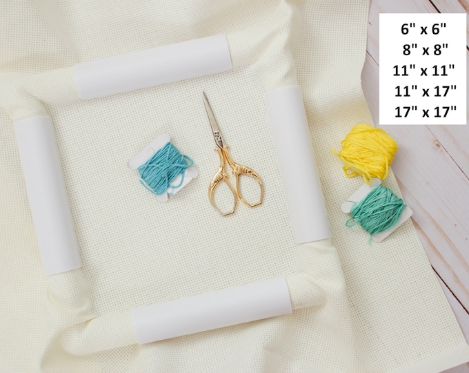 Plastic Snap Needlework Frame 6/8/11/17, Frame for Embroidery, Cross ...