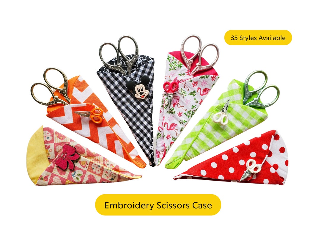 Scissors Case for Embroidery Scissors, Scissor Holder, Dressmaking ...
