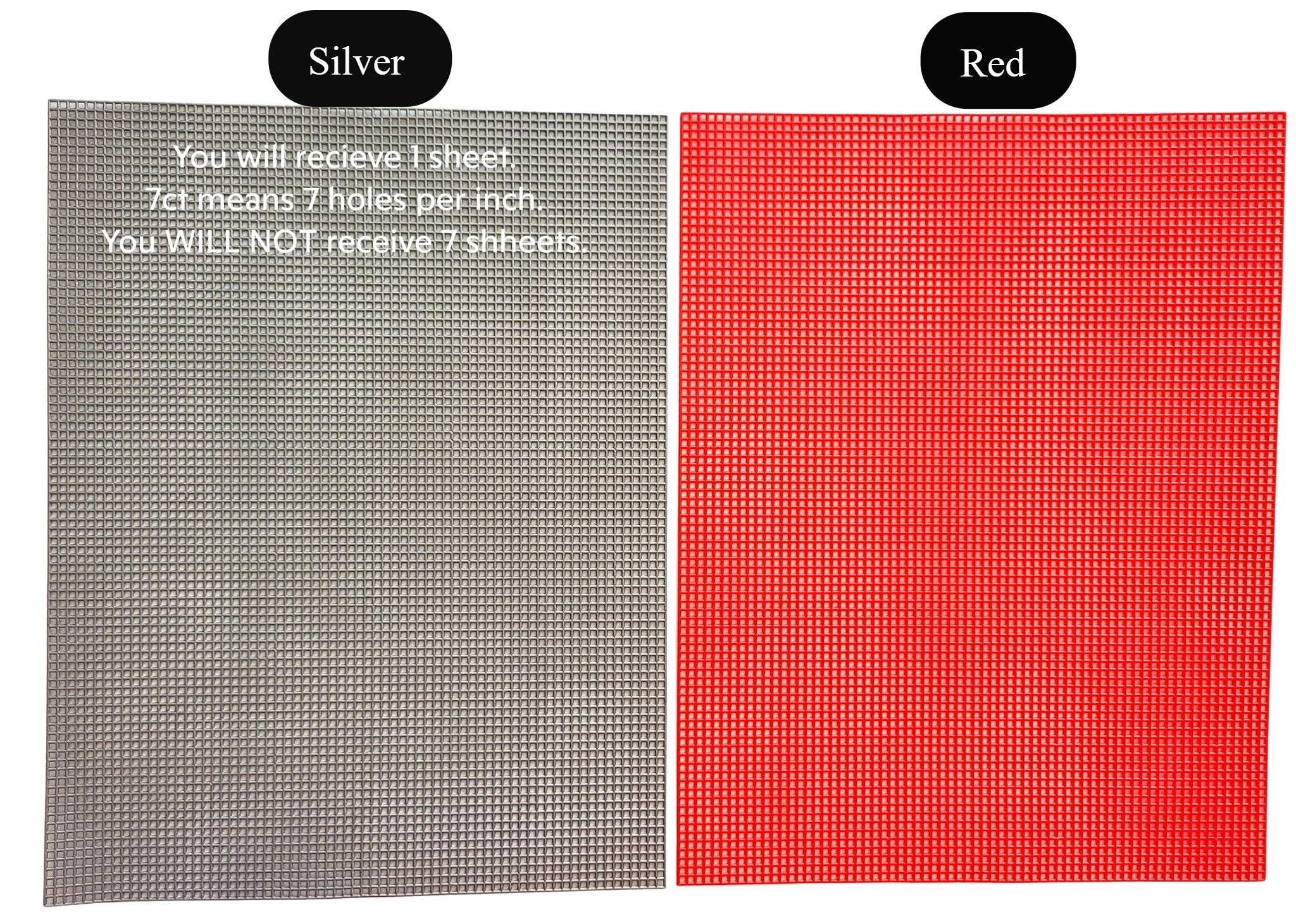 1 Unit Sheet Plastic Canvas 13" X 10" (attention 1 Unit Canvas Sheet ...