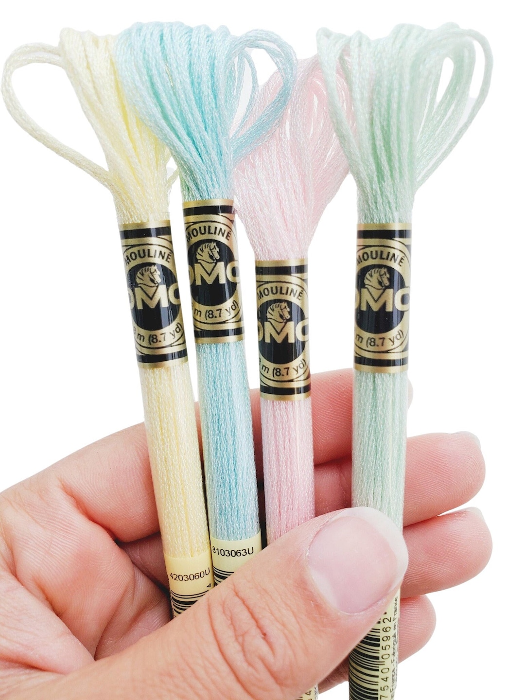4x DMC Light Effects, Metallic Floss, Dmc Embroidery Threads, Dmc ...