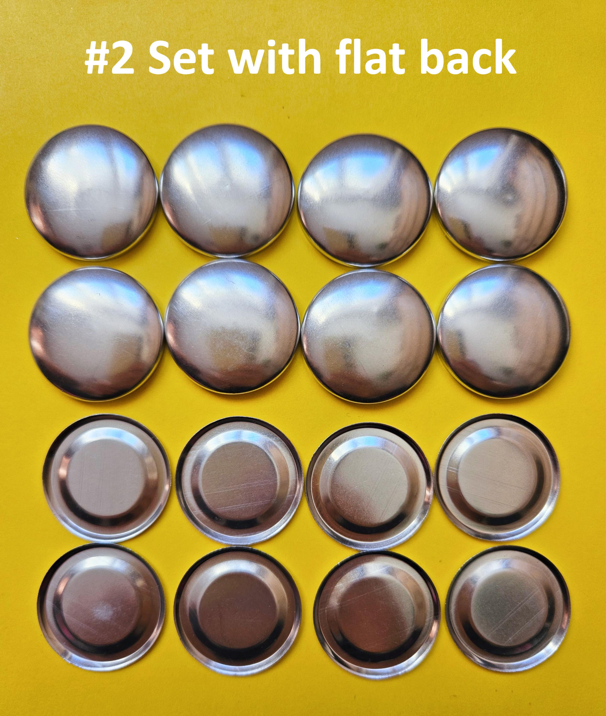 Pack 8 Sets Cover Buttons Size 45 or Cover Button Tool (for Buttons ...