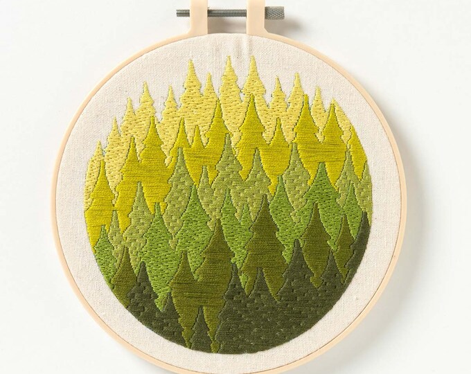 Bucilla Stamped Embroidery - Forest (49320E)/ Pre-printed Embroidery ...