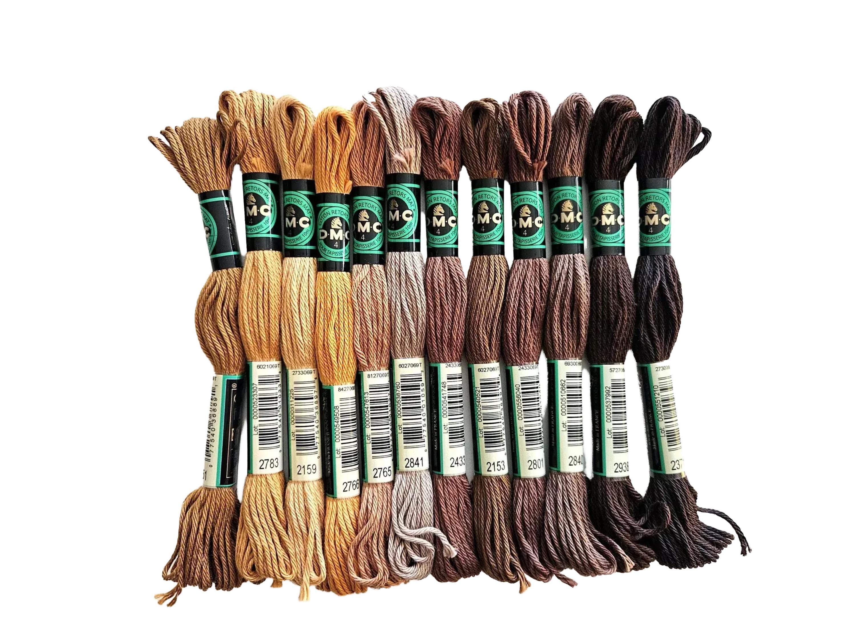 Bundle 12 DMC Matte Cotton Yarn – Size 5 Tapestry Thread - Etsy