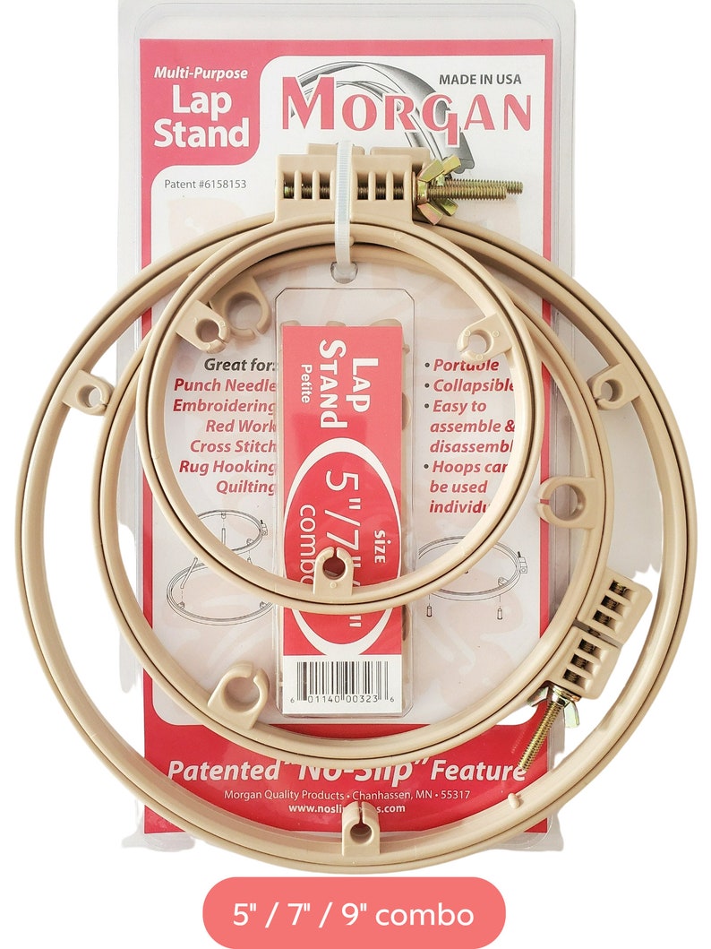Morgan Lap Stand Combo Hoops No Slip Embroidery Hoop Morgan - Etsy ...