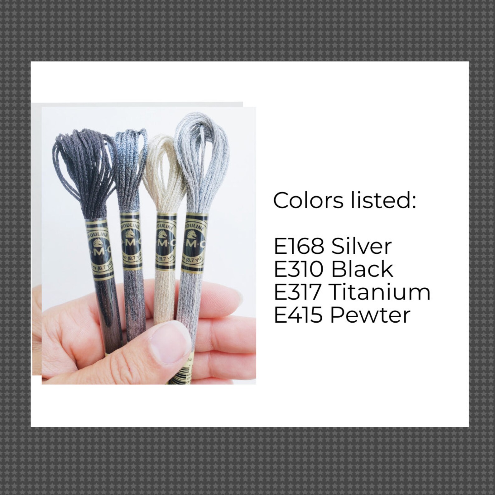 4x DMC Light Effects Metallic Floss Dmc Embroidery Threads | Etsy