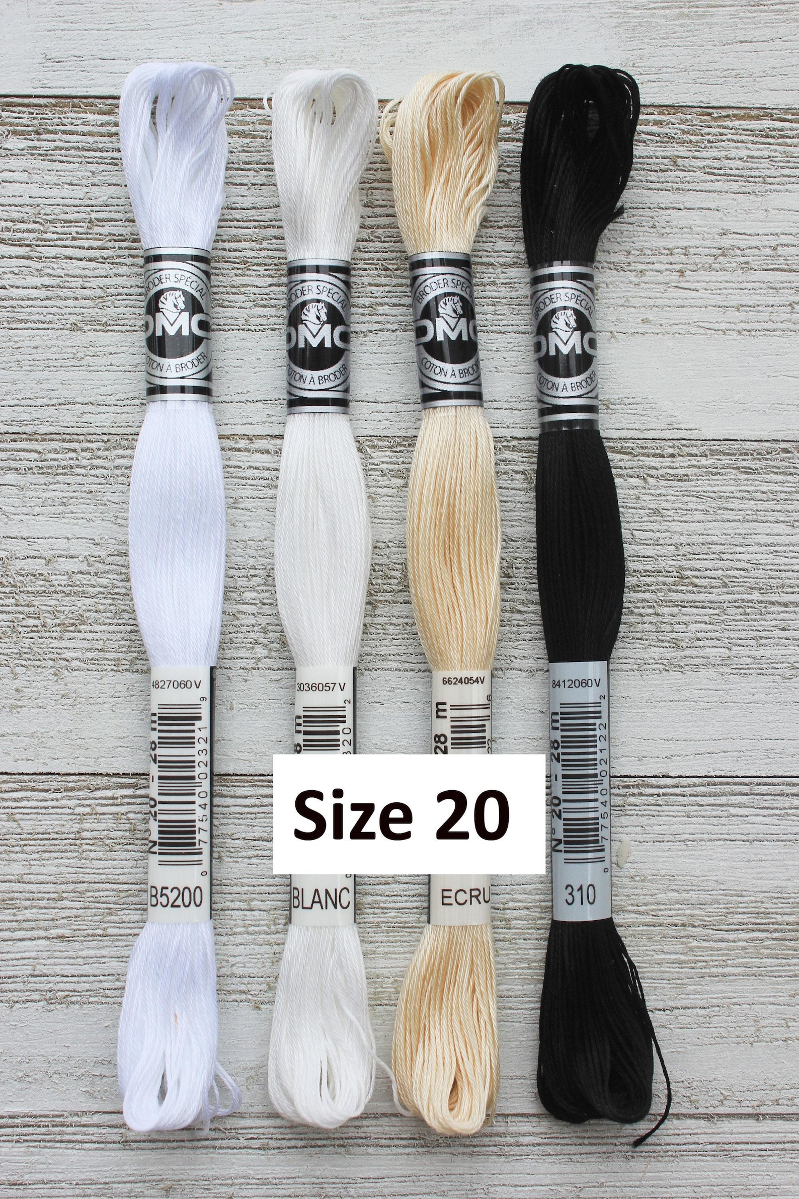 DMC Broder Spécial Thread "coton a Broder" Art. 107 - Sizes Available ...