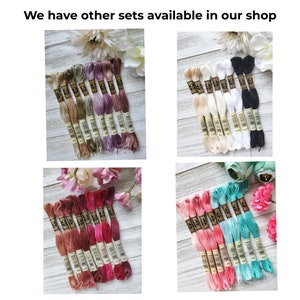 8x Brown/cream DMC Flosses, Dmc Threads, DMC Kit, Dmc Set of Colors ...