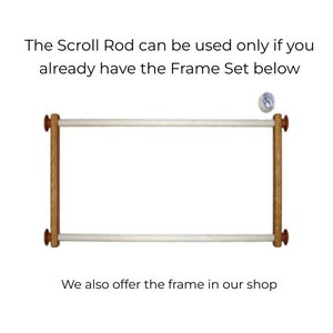 E-Z Stitch Scroll Rods NO Basting System 18 / 20 / 22 / 24 Set of Two ...