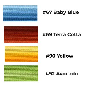 Size 8 Variegated DMC Perle Cotton Ball- 1 (one) Unit Ball, SHIPPING ...