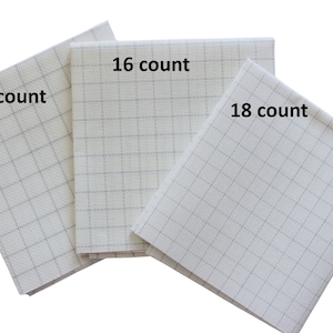 ZWEIGART Easy Count Grid Fabric, Washable Gridded Fabric, Gridded AIDA ...
