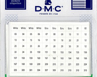 Dmc Floss Numbers | Etsy