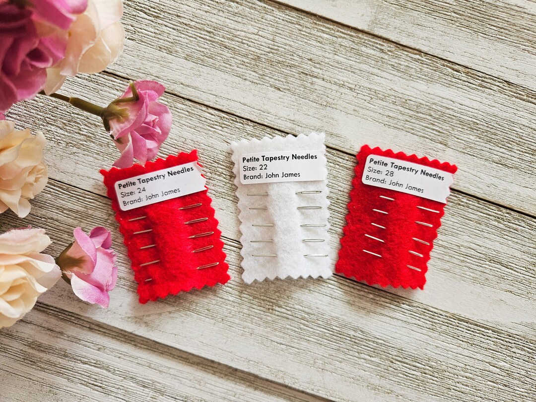 Pack 5 Petites Tapestry Needles - Available in Sizes 22, 24 or 28 by ...