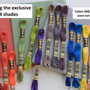 DMC NEW COLORS Embroidery Floss 3880 to 3895 Embroidery - Etsy