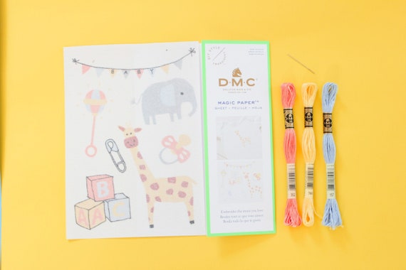 DIY DMC Soluble Sheets of Magic Paper Baby Stars and Moon - Etsy