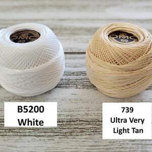 Size 80 DMC Brilliant Tatting Thread 100yds art. 19 DMC - Etsy