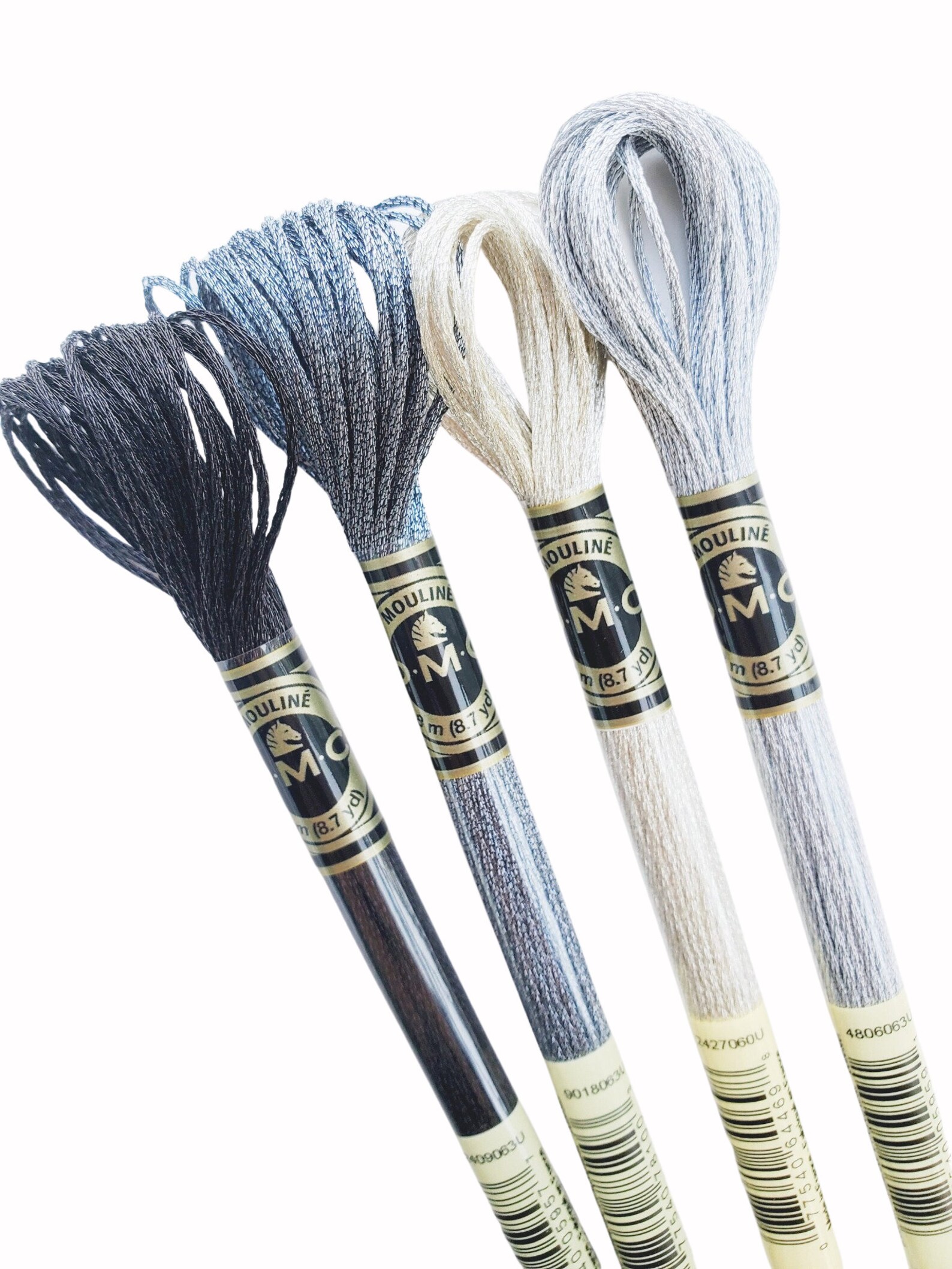 4x DMC Light Effects Metallic Floss Dmc Embroidery Threads | Etsy