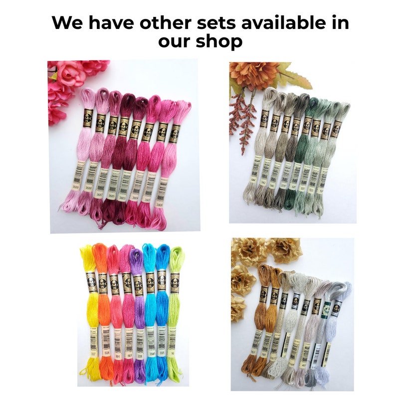 20x Botanicals DMC Flosses, Dmc Threads, DMC Kit, Dmc Set of Colors ...