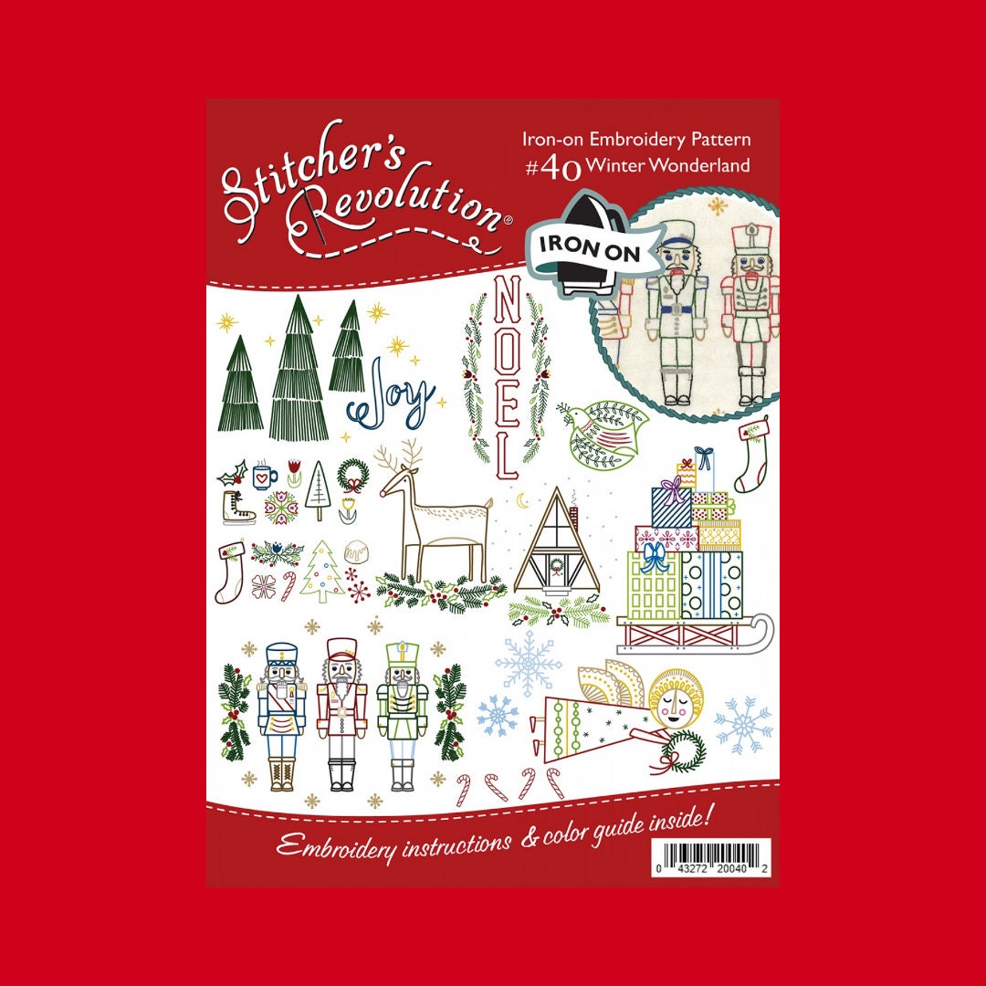 Iron on Embroidery Pattern #40 Winter Wonderland by Colonial Patterns ...