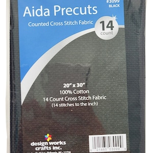 14 Count Aida Cloth 20" X 30" or 60" X 1 Yard by Design Works / Cross ...