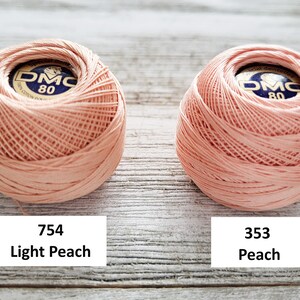 Size 80 DMC Brilliant Tatting Thread 100yds art. 19 DMC - Etsy