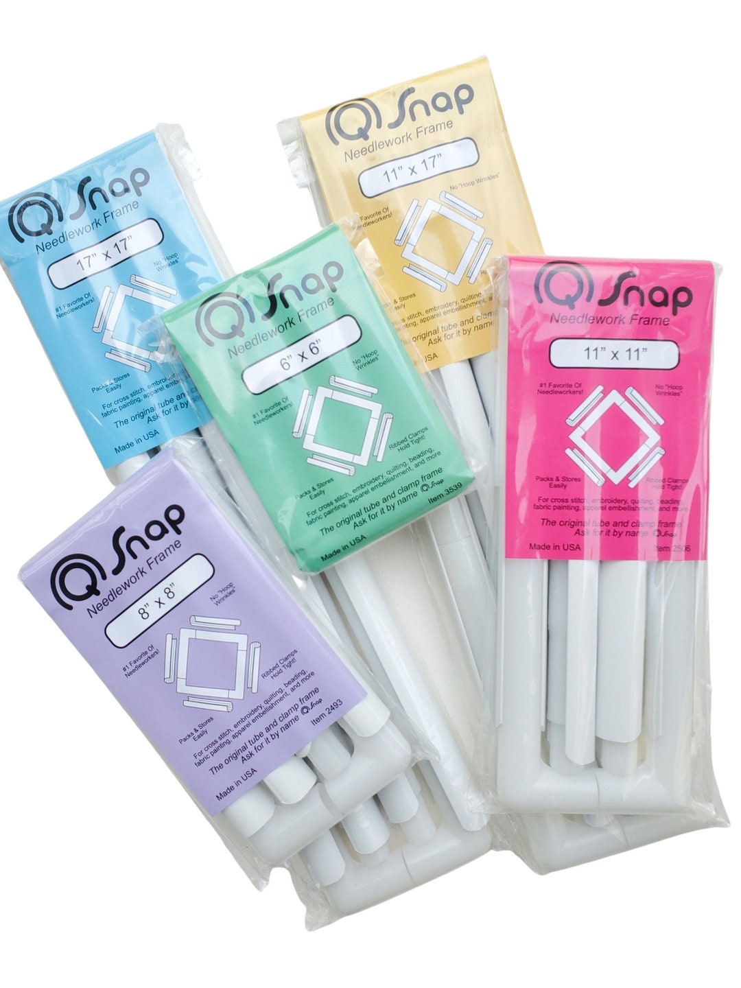 Q-snap Plastic Needlework Frame 6"/8"/11"/17", Q Snap Frame for ...