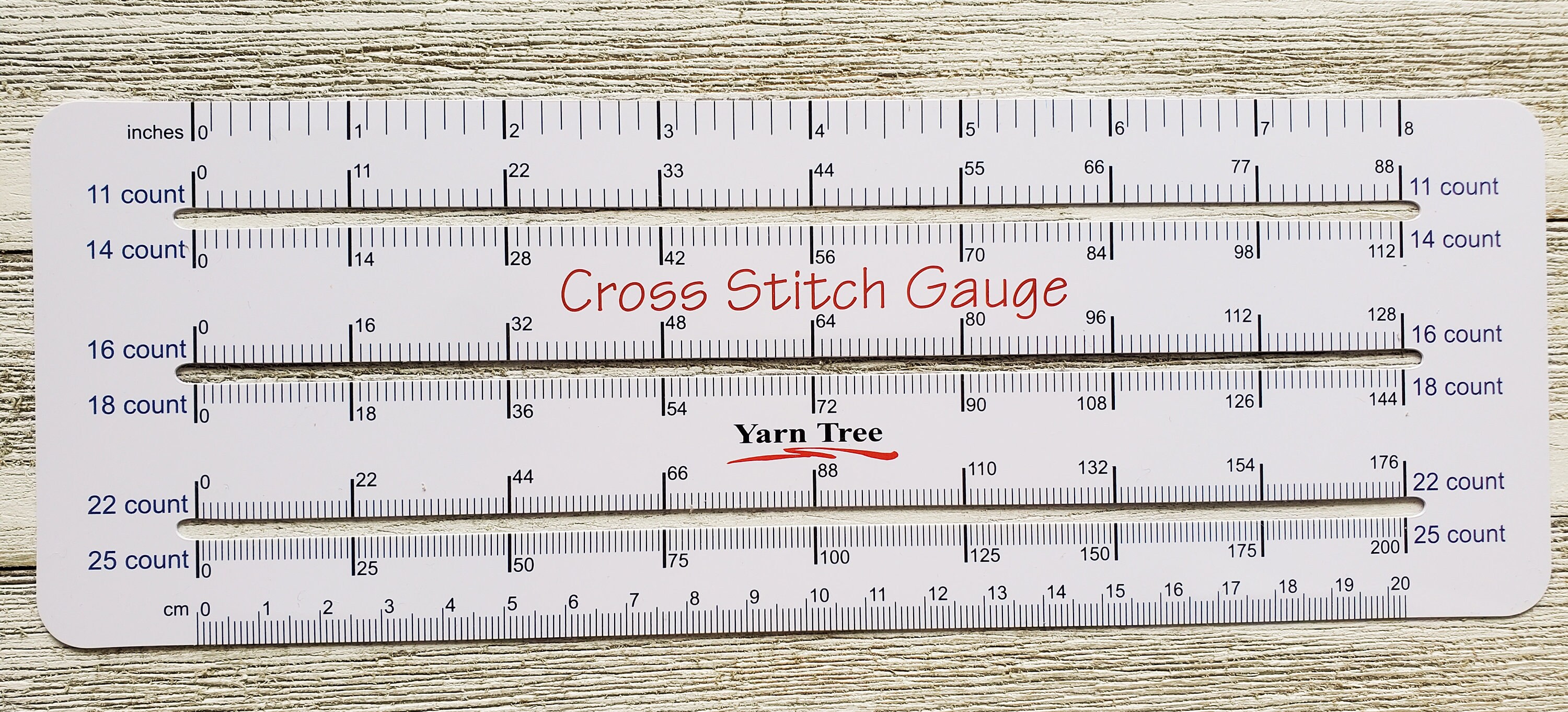 Cross Stitch Plastic Gauge for Stitch Counts: 11 14 16 18 - Etsy