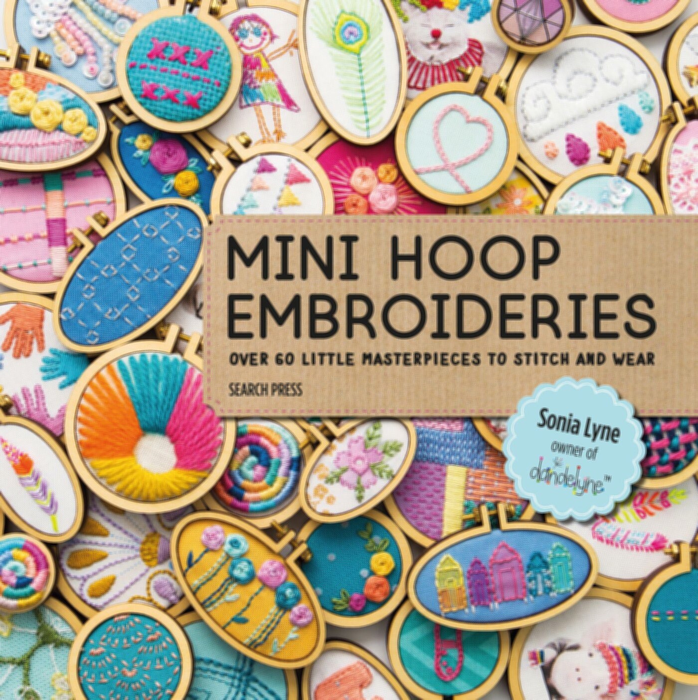 Bundle Mini Hoop Embroidery - Kit Comes With Book, Needles, Fabrics ...