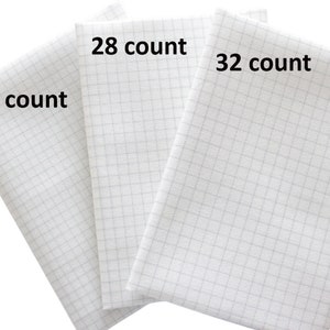 Washable Easy Count Grid Fabric by Zweigart - Available in 14ct, 16ct ...