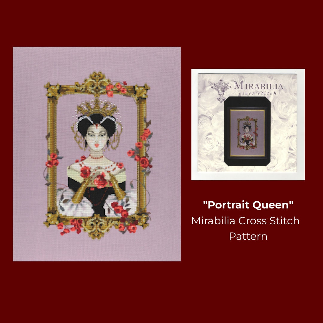 Cross Stitch Pattern portrait Queen by Mirabilia Nora Corbett MD184 ...